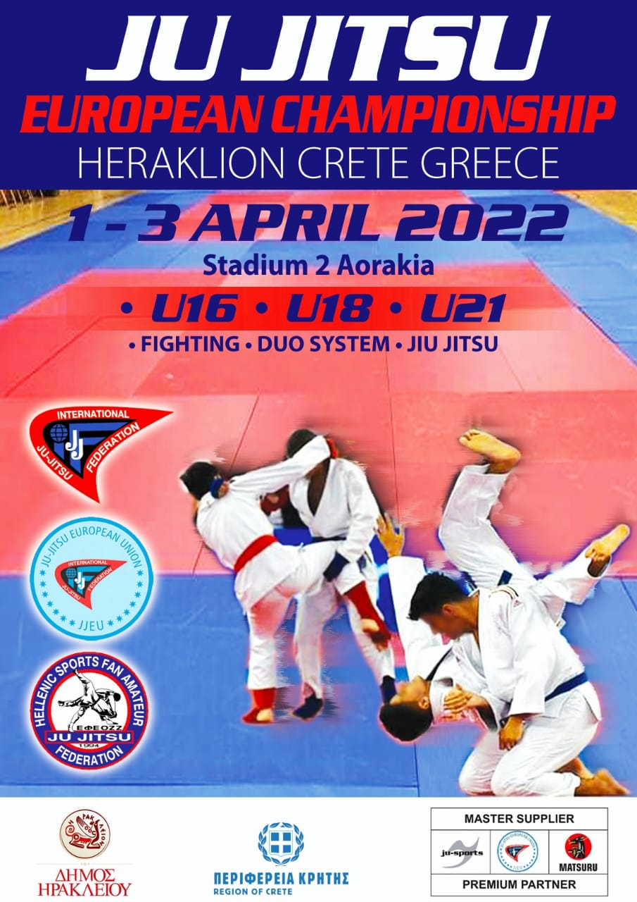 Poster Europeans 2022 Youth – Ju-Jitsu European Union